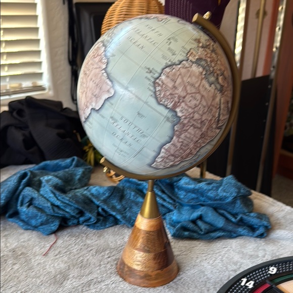 Cost Plus World Market | Accents | Vintage Style Globe With Wooden Base ...